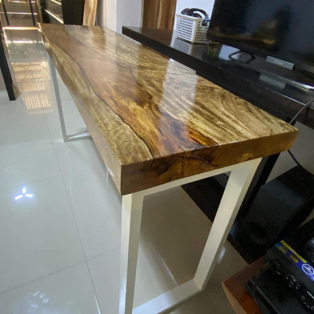 Table/Console Table/Condo Dining Table Mangga Solid Wood, Furniture ...