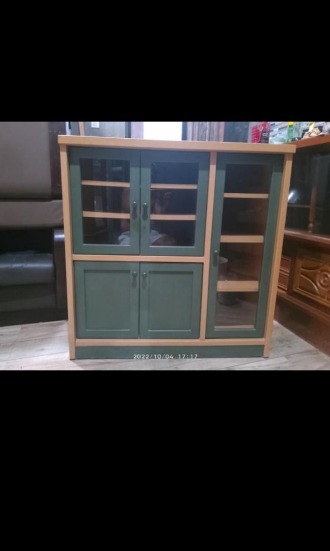 take 2 solid wood bench & display cabinet for 6500, Furniture & Home ...