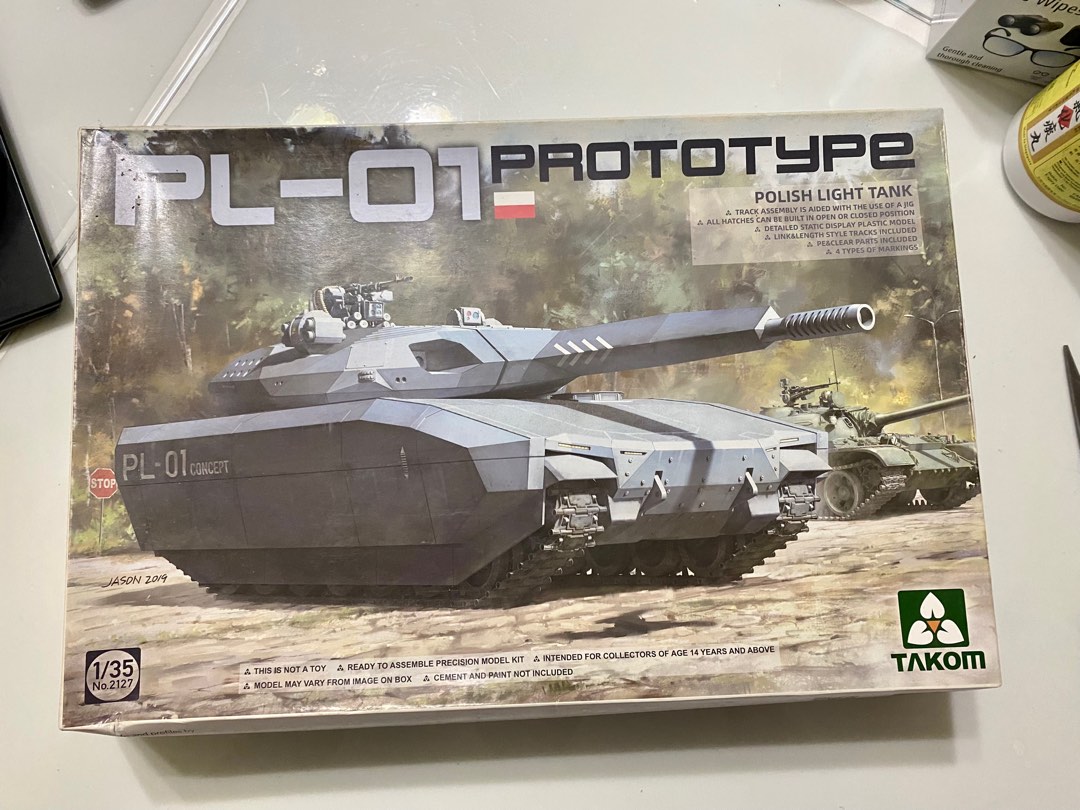 Takom PL-01 Polish Prototype Light Tank 1/35, Hobbies & Toys, Toys ...