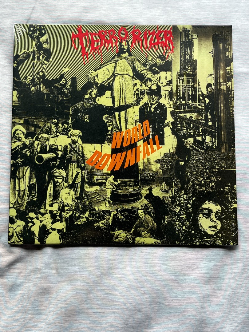 TERRORIZER World Downfall LP, Hobbies & Toys, Music & Media, Vinyls on ...