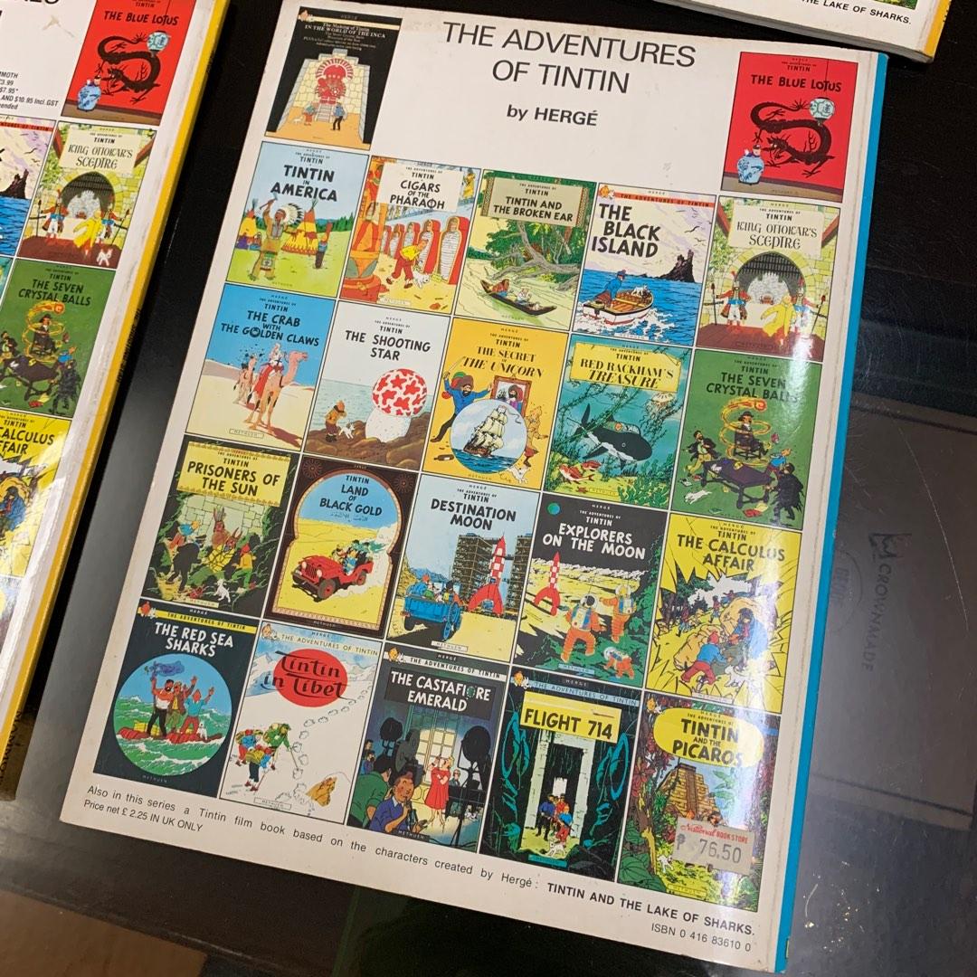 HERGÉ The Adventures of Tintin Comic Books (vintage), Hobbies & Toys ...
