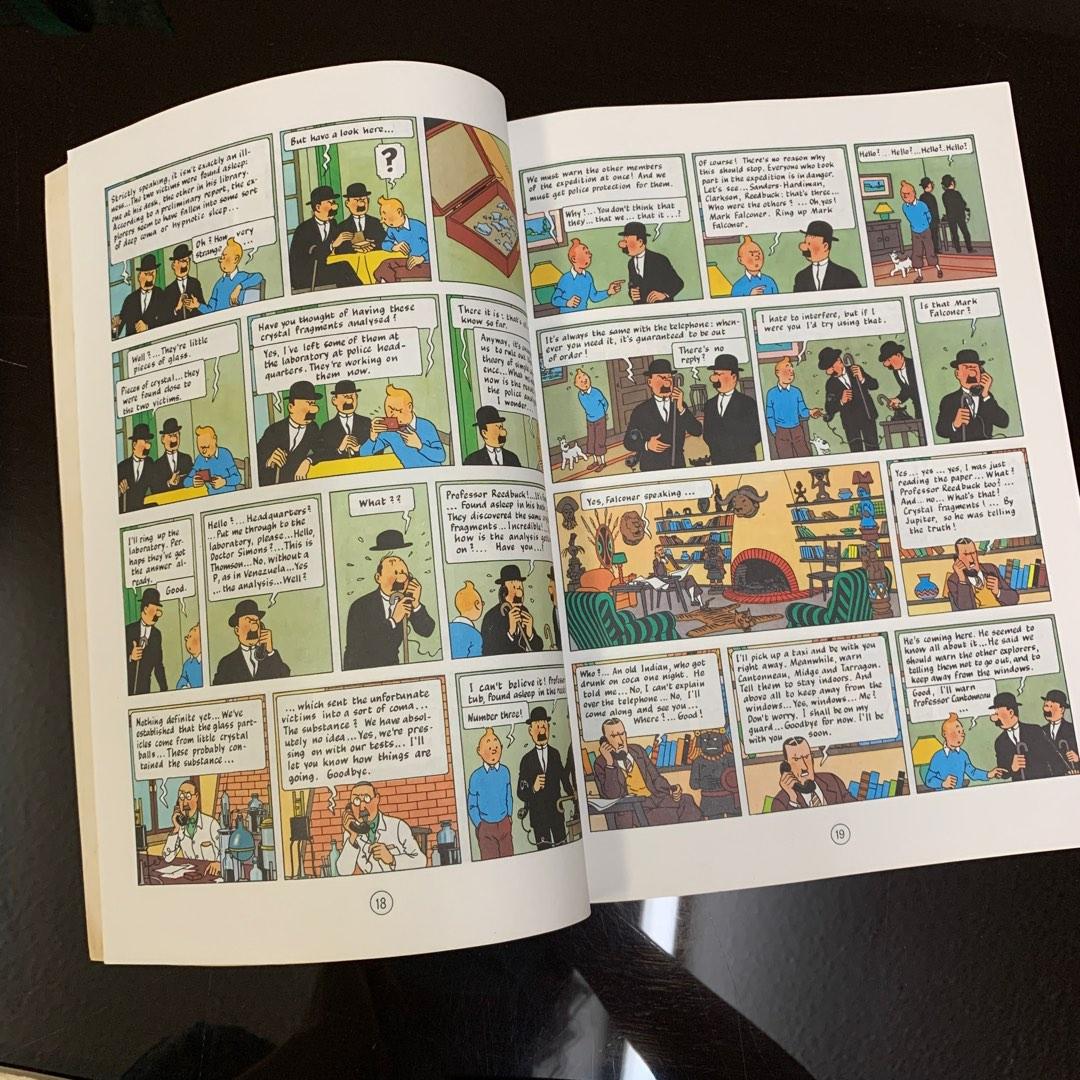 HERGÉ The Adventures of Tintin Comic Books (vintage), Hobbies & Toys ...