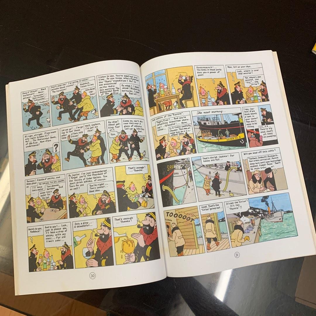HERGÉ The Adventures of Tintin Comic Books (vintage), Hobbies & Toys ...