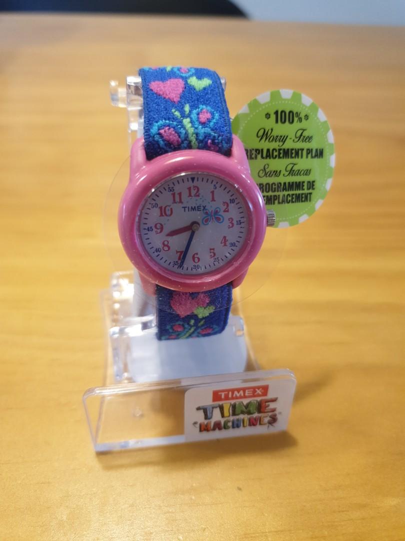 TIMEX KIDS WATCH TIME MACHINES BUTTERFLY ADJUSTABLE STRAP. AUTHENTIC ...