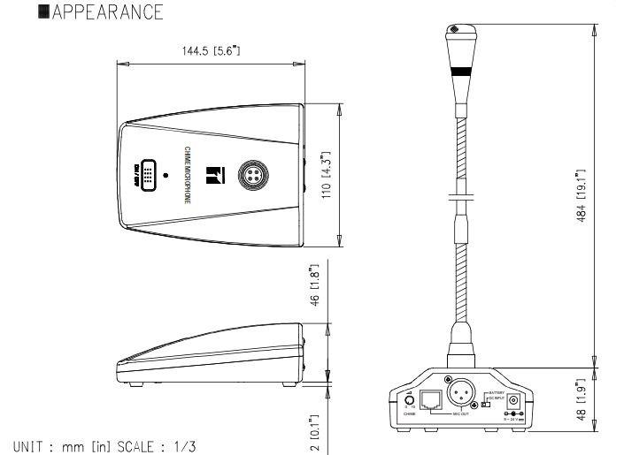 TOA Gooseneck Microphone with Chime EC-380AS, Audio, Microphones on ...