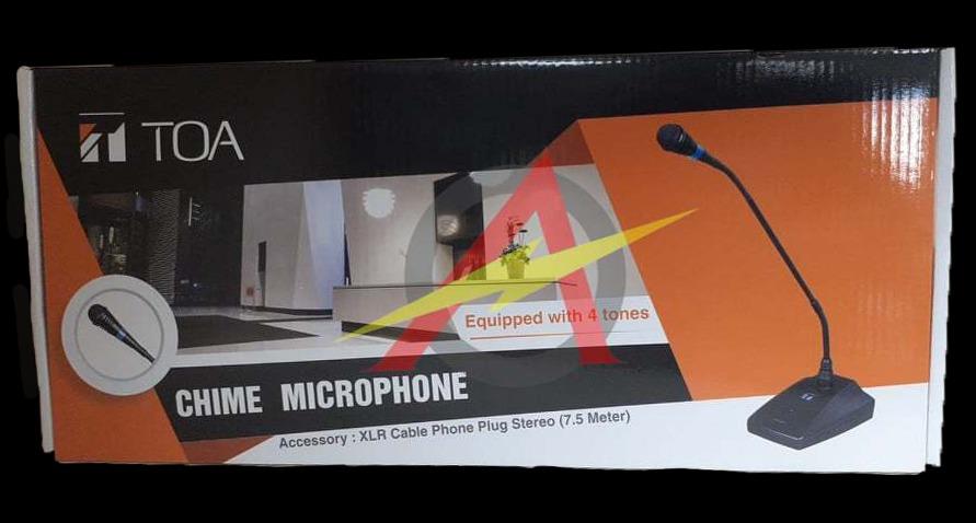 TOA Gooseneck Microphone with Chime EC-380AS, Audio, Microphones on ...