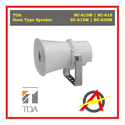 TOA Horn Type Speaker SC-610M | SC-615 | SC-615M | SC-630M, Audio, Soundbars, Speakers ...