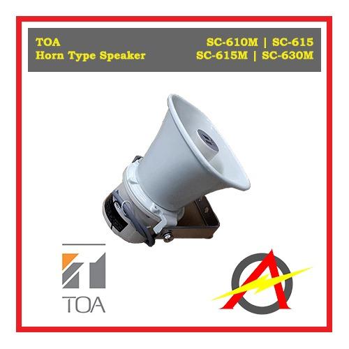 TOA Horn Type Speaker SC-610M | SC-615 | SC-615M | SC-630M, Audio, Soundbars, Speakers ...