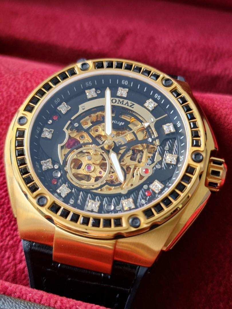 Tomaz Xavier XL - TW033-D11 (Black Gold), Luxury, Watches on Carousell