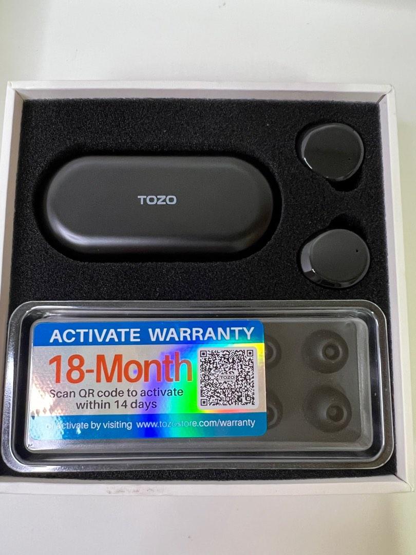 TOZO T12 Wireless Earbuds Bluetooth Headphones Premium Fidelity Sound Quality Wireless Charging ...