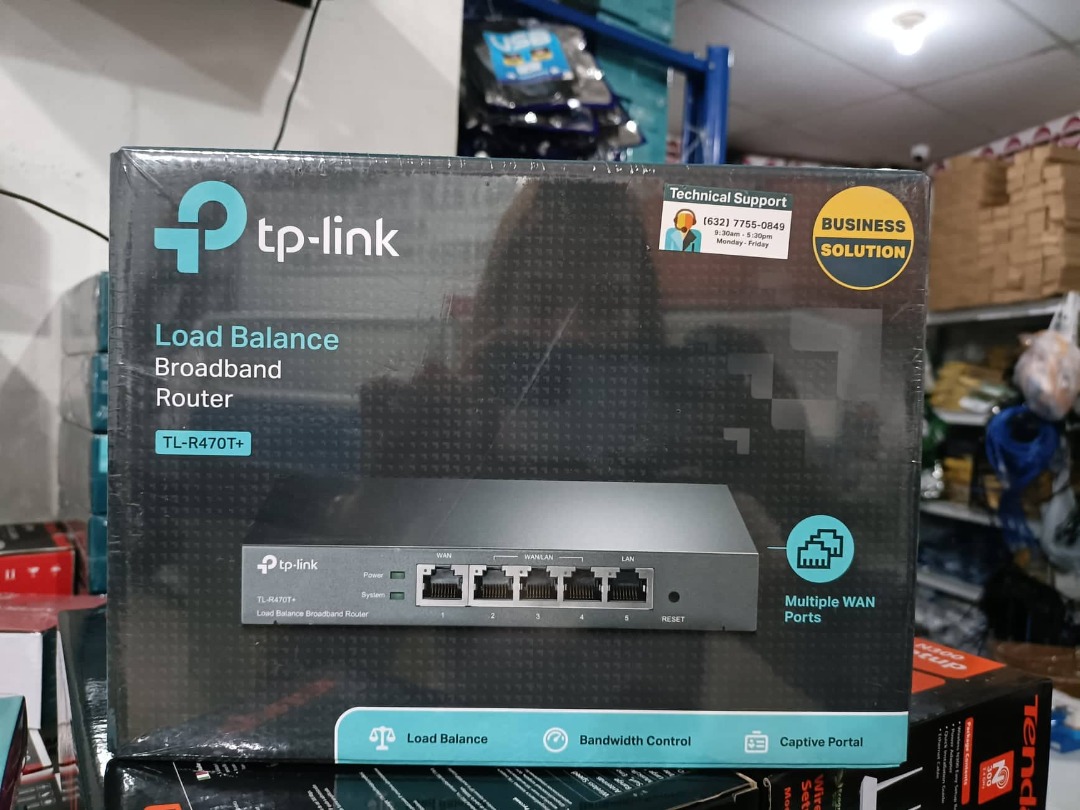 TP-LINK TL-R470T+ "Load Balance Broadband Router, Computers & Tech ...