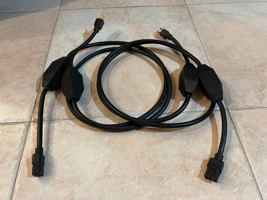 Transparent Audio Powerlink Plus power cable, made in USA. One pair ...