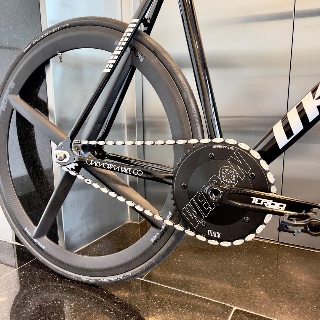 Unknown fixie bike / fixed gear bike /single speed bike /brand new - Frameset($470) / complete ...