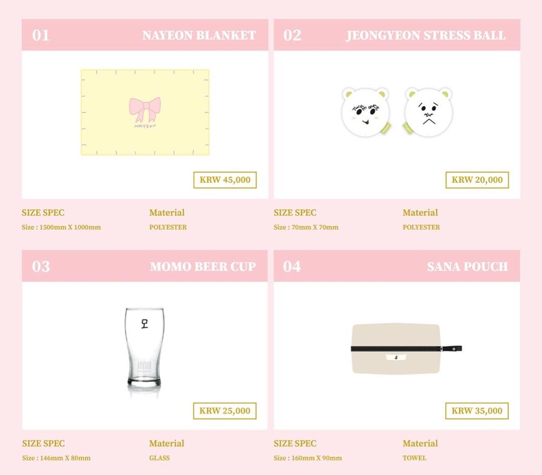 TWICE 7th Anniversary Together 1&2 Pop Up Store Official Goods, Hobbies ...