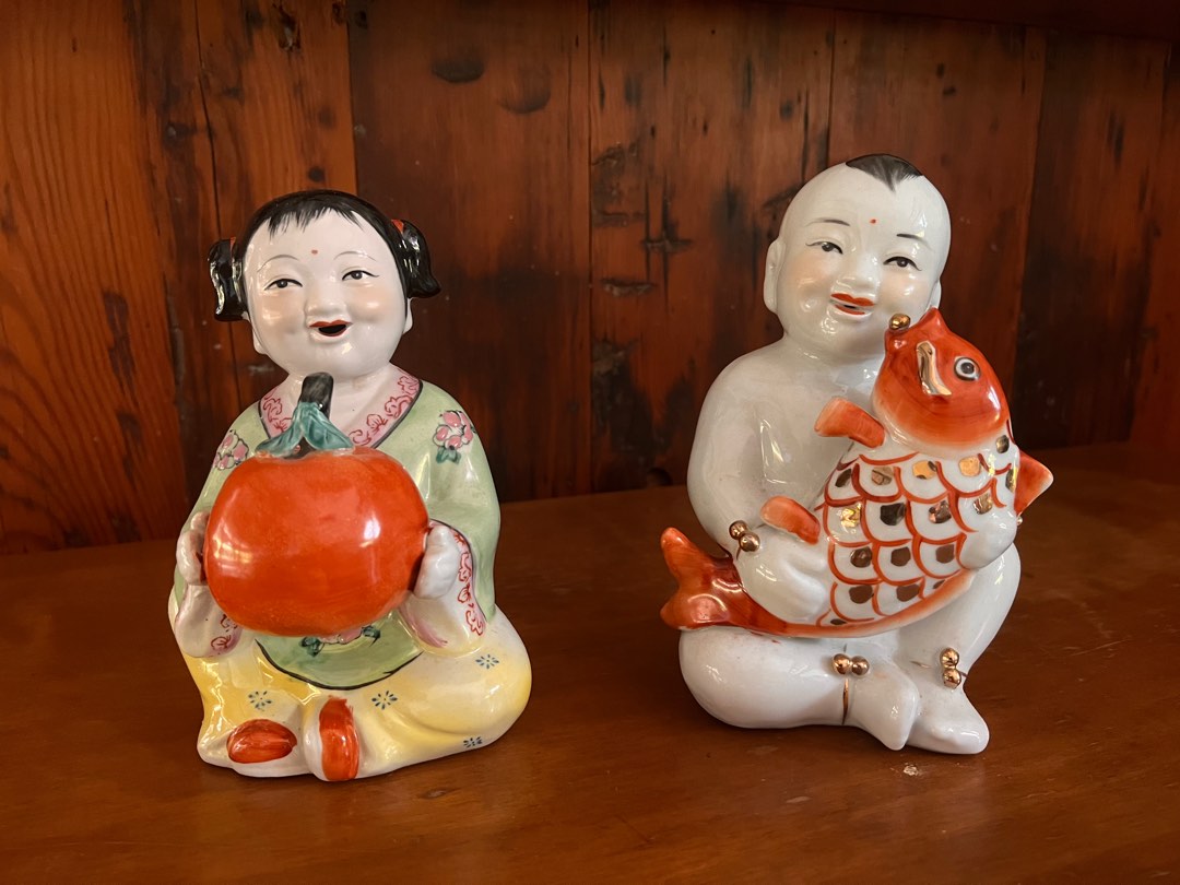 Twin children good luck Figurines, Hobbies & Toys, Memorabilia ...
