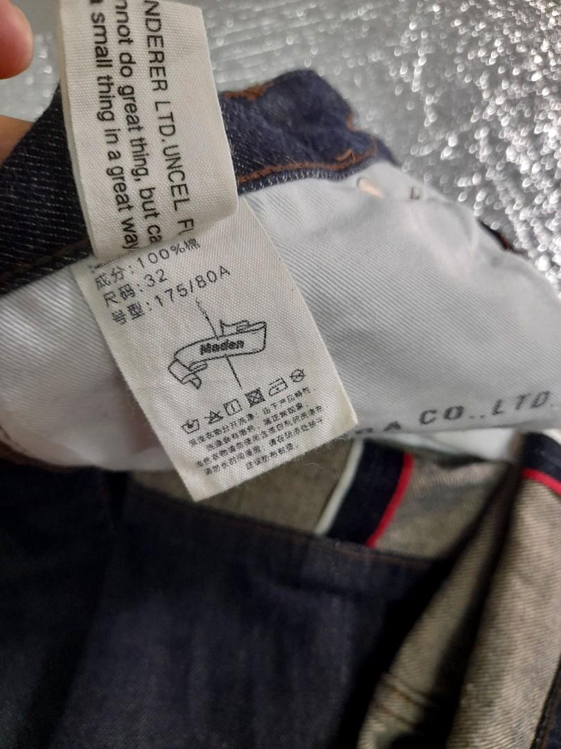 Uncle Fu Raw Selvedge Denim Jeans, Men's Fashion, Bottoms, Jeans on ...