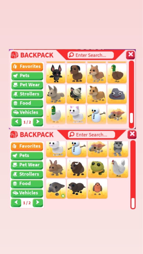 Uncommon & Common Adopt Me Pets, Video Gaming, Gaming Accessories, In ...