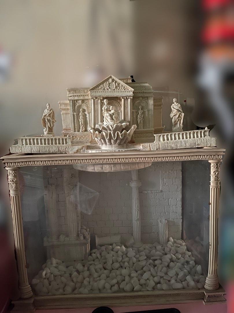 Unique Roman Ruins Fish Tank (for small fishes ONLY), Pet Supplies ...