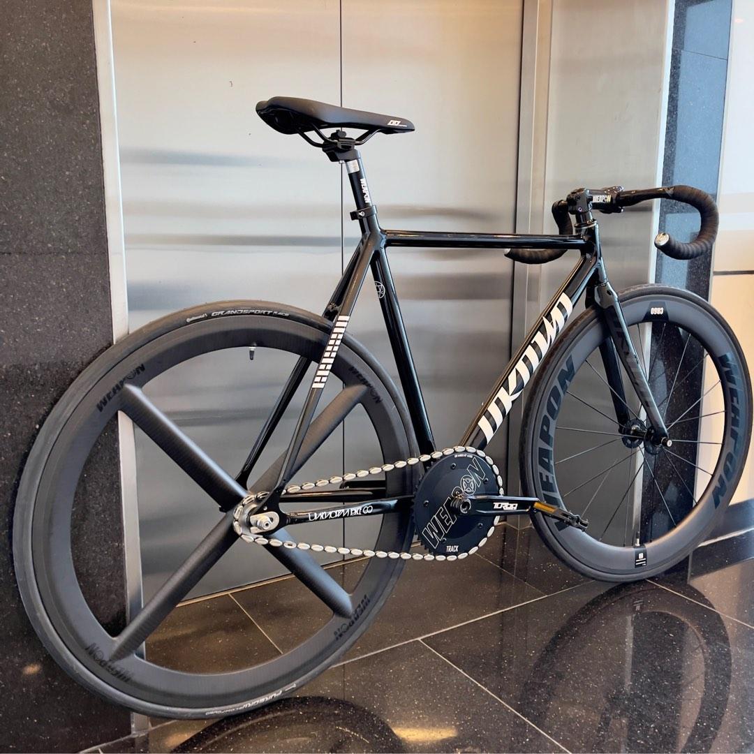 Unknown fixie bike / fixed gear bike /single speed bike /brand new - Frameset($470) / complete ...