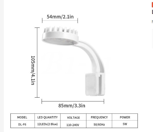 USB Mini Fish Tank Light Seaweed Growth Light Aquatic Plant Light ...