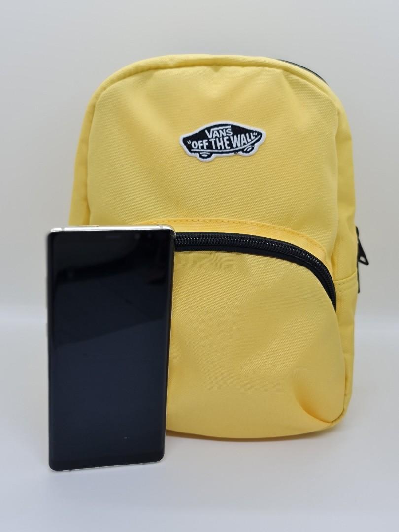 Vans Got This Mini Backpack Yellow, Women's Fashion, Bags & Wallets ...