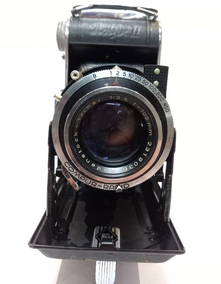 Vintage Franka Rolfix II Folding Camera 6x9 w/Rodenstock Trinar 105mm ...