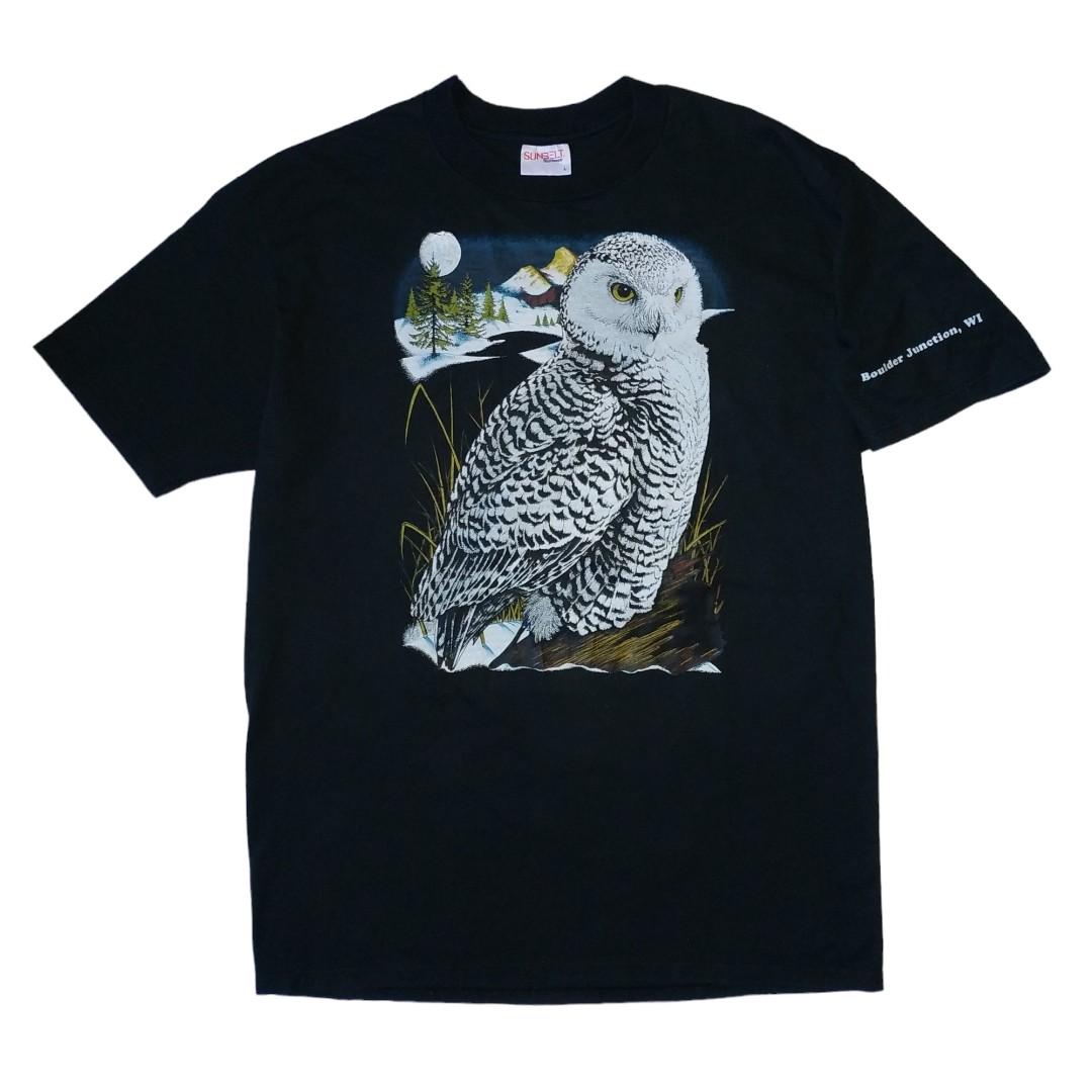 Vintage Habitat Night Owl Tee, Men's Fashion, Tops & Sets, Tshirts ...
