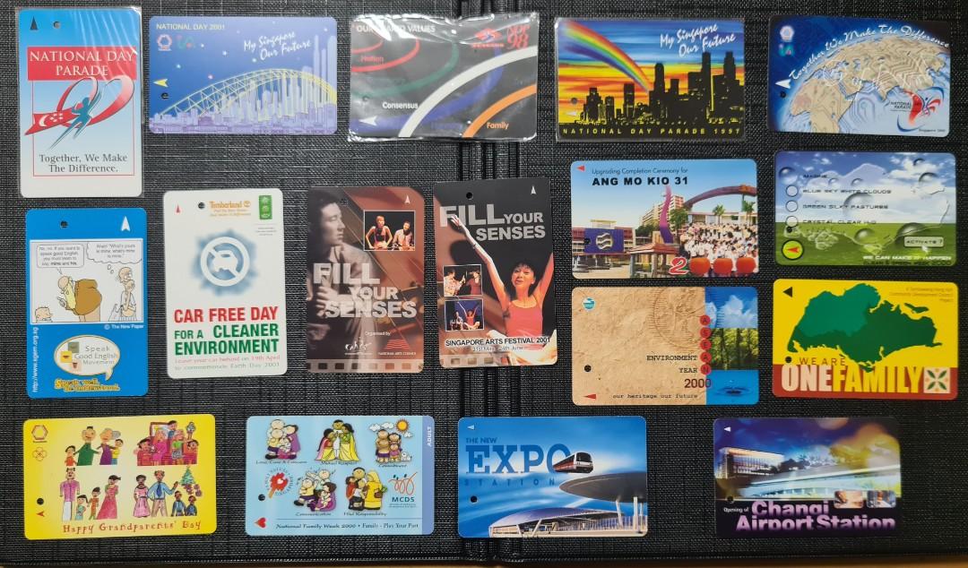 Vintage Singapore MRT Cards, Hobbies & Toys, Memorabilia & Collectibles ...