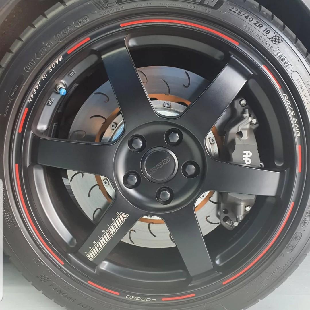 Volk racing TE37 Time attack 18", Car Accessories, Tyres & Rims on ...