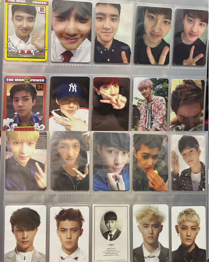 [WTS] EXO official photocards [tags: super junior girls generation big bang blackpink ive stray ...