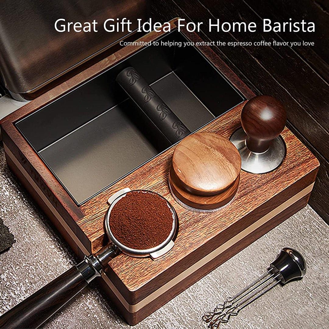 YMWVH 4-in-1 Espresso Knock Box Organiser, TV & Home Appliances ...