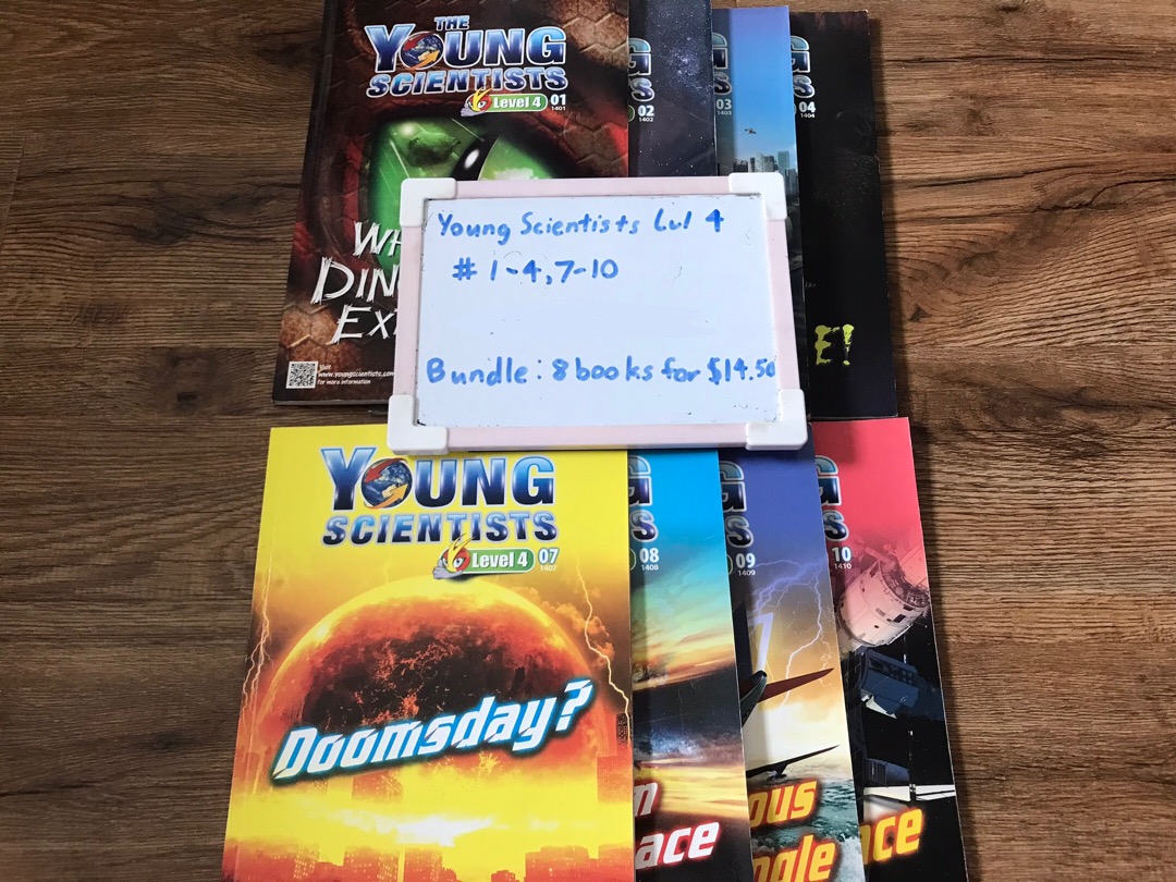 Young scientists level 4 bundle #sellingwithlove, Hobbies & Toys, Books & Magazines, Children's ...