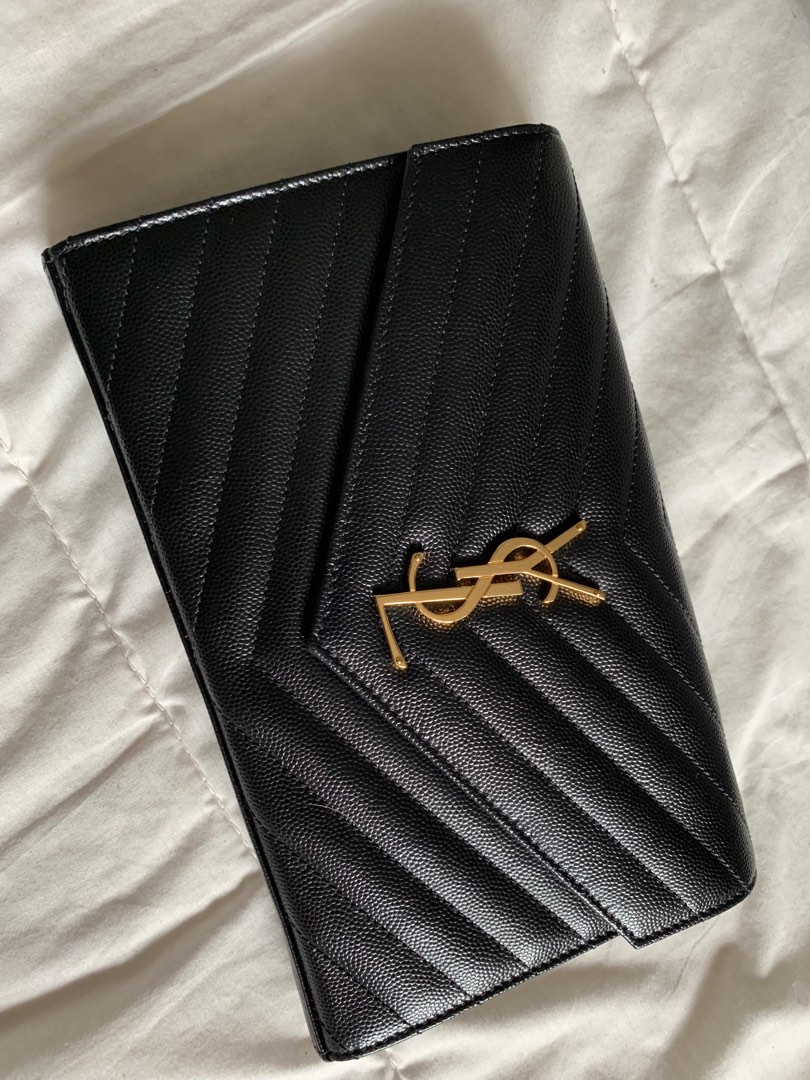 YSL Clutch, Luxury, Bags & Wallets on Carousell
