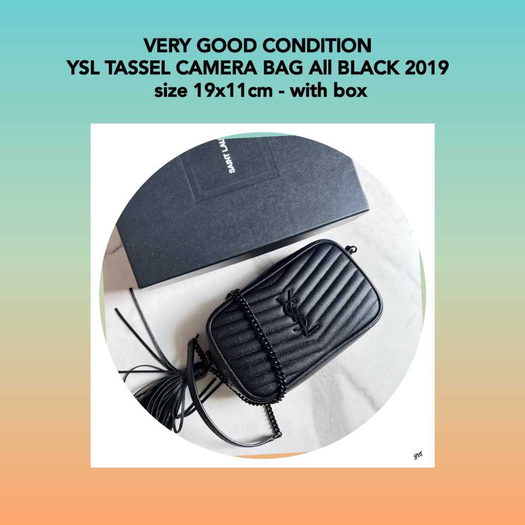 YSL TASSEL CAMERA BAG, Fesyen Wanita, Tas & Dompet di Carousell