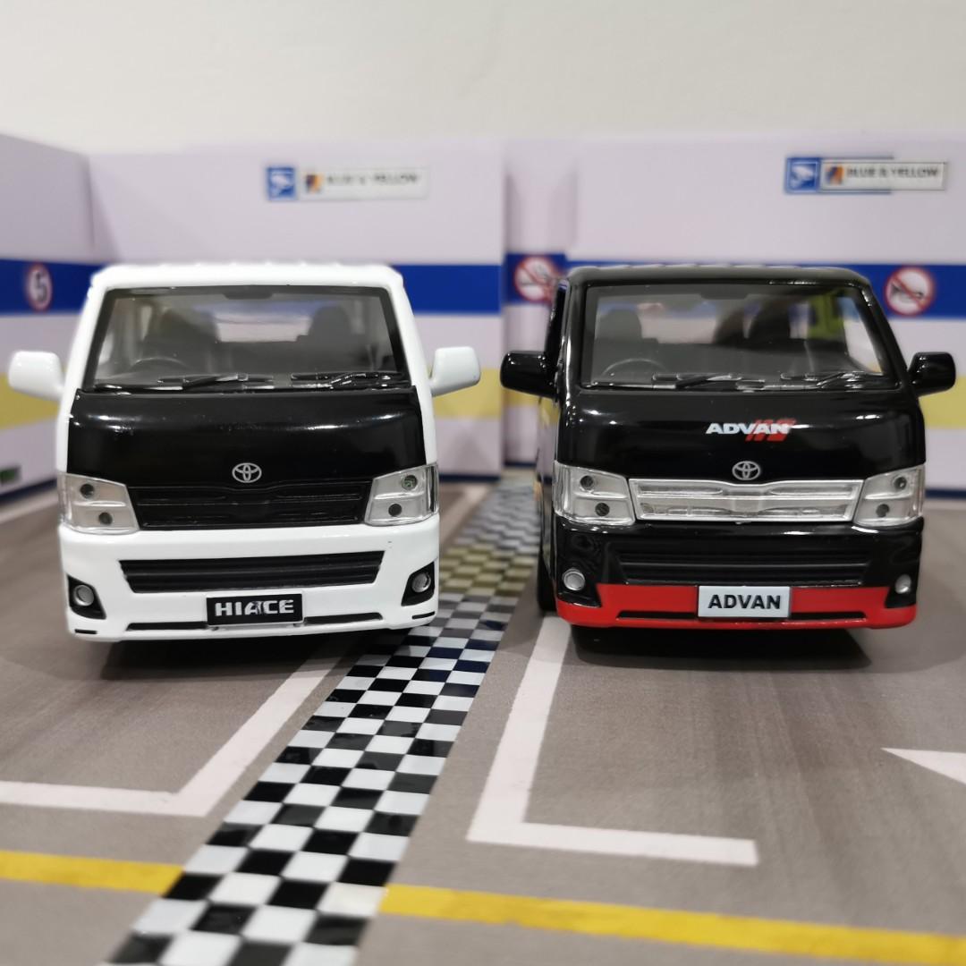 1/32 Toyota Hiace Advan Diecast Scale Model Toy Car, Hobbies & Toys ...