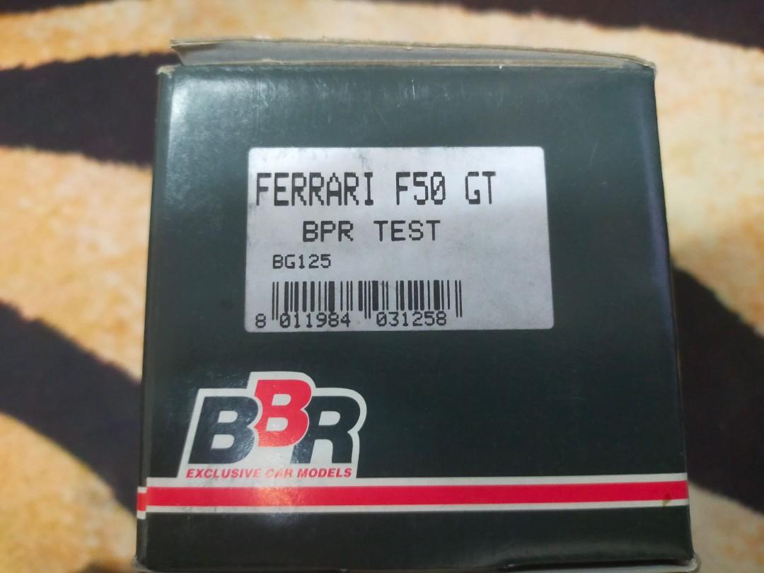 1/43 BBR Ferrari F50 GT BPR Test 1996 Diecast Handmade Car Model ...