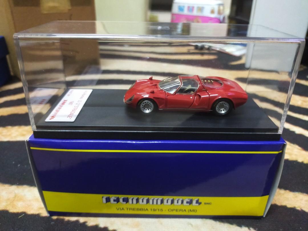 1/43 Tecnomodel Alfa Romeo 33/2 Stradale 1967 Handmade Resin Model Car ...