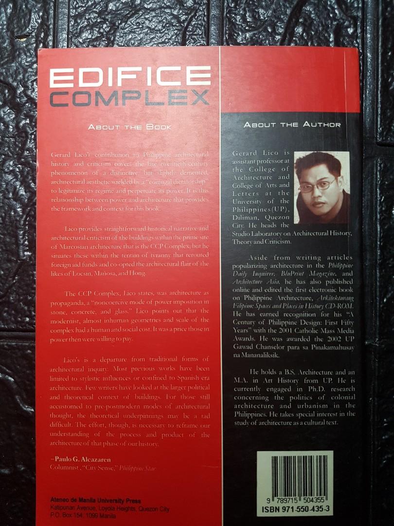 2003 ORIGINAL NOT A REPRINT BOOK EDIFICE COMPLEX Power Myth Marcos ...