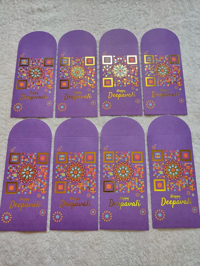 2022 Maybank Deepavali Packet (1 pack-8 pcs) [Happy Diwali Packet / Red ...