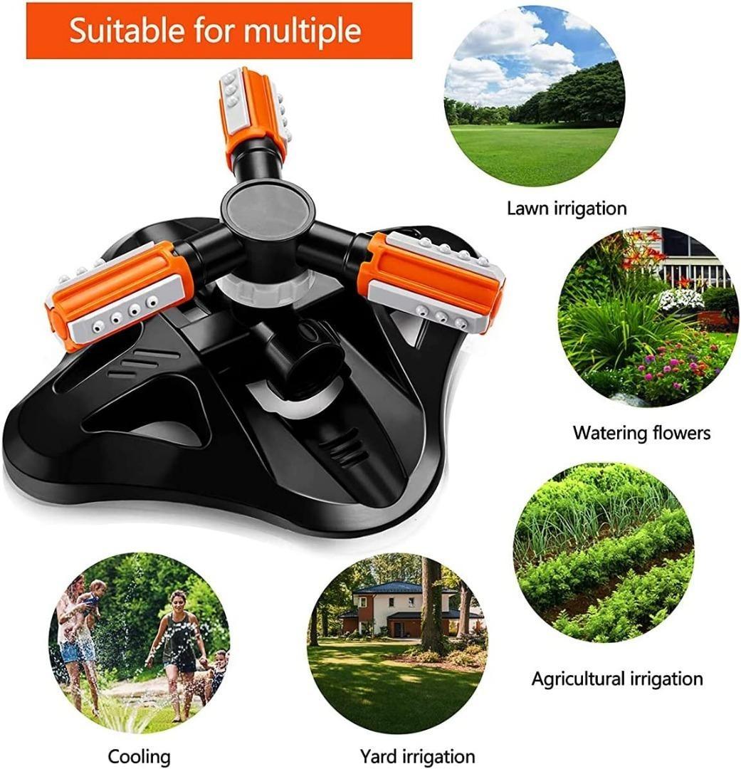 [2392] Lawn Sprinkler 360 Rotating,Automatic Rotating Garden Water ...
