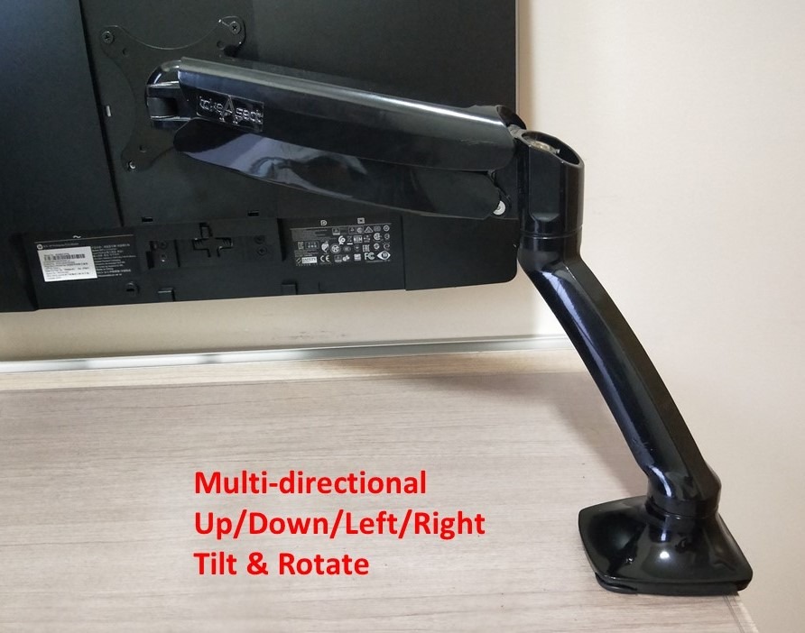 $25 (my BEST PRICE, non-nego) multi-directional monitor arm, Computers ...