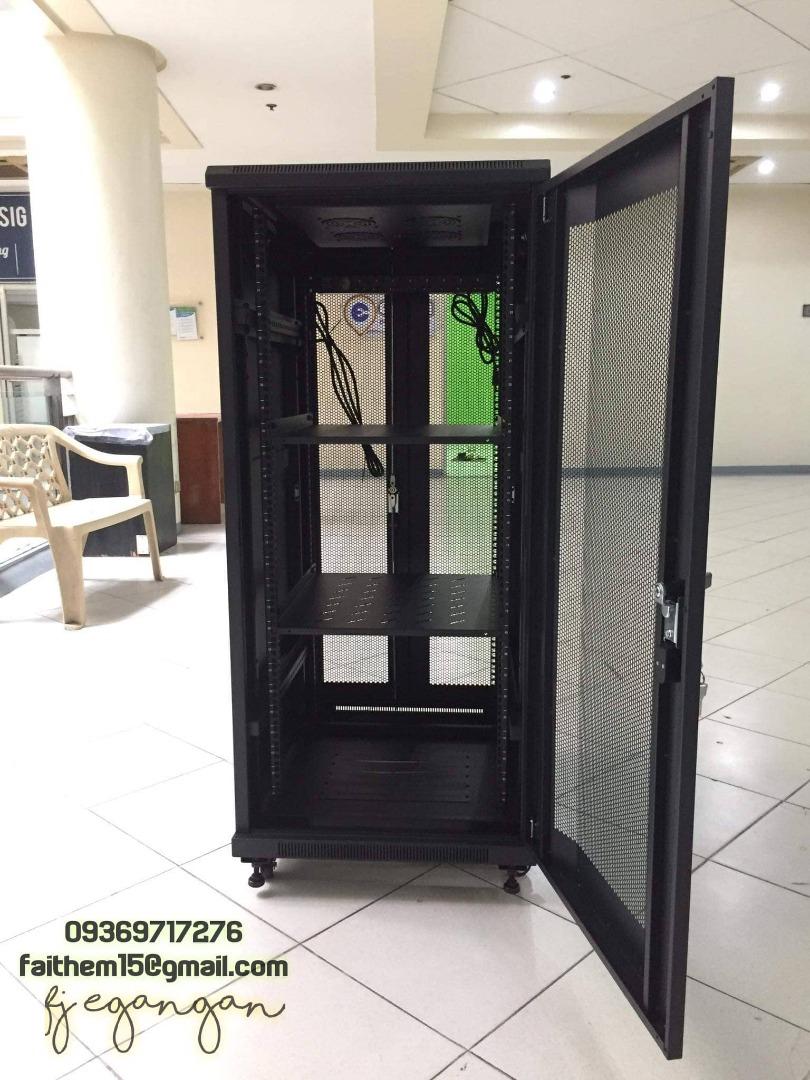 27U Free Standing Data Cabinet W=600x D=800x H=5FT, Computers & Tech ...