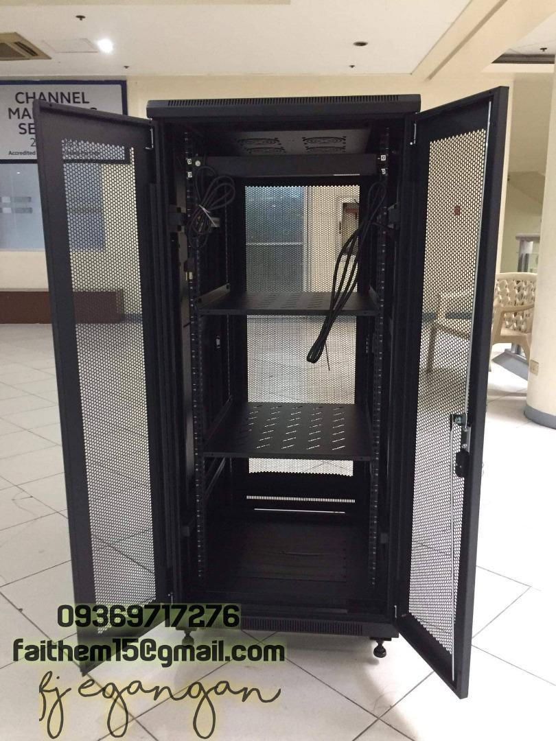 27U Free Standing Data Cabinet W=600x D=800x H=5FT, Computers & Tech ...