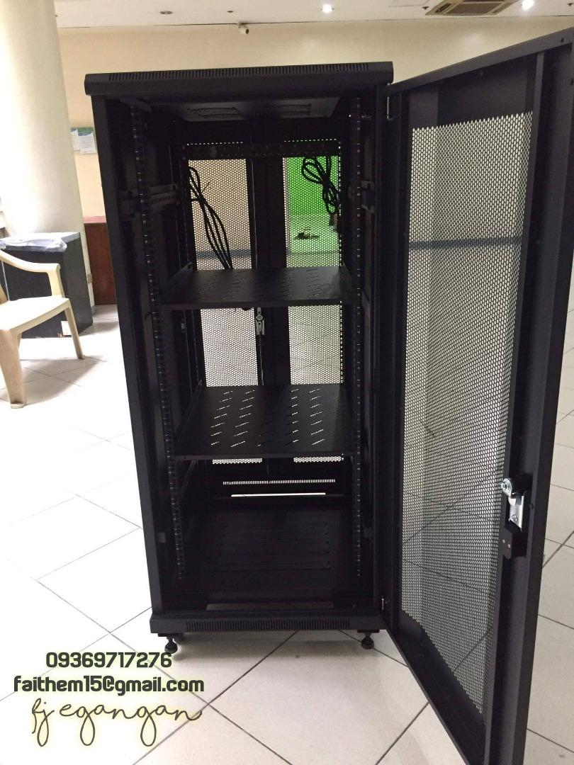 27U Free Standing Data Cabinet W=600x D=800x H=5FT, Computers & Tech ...