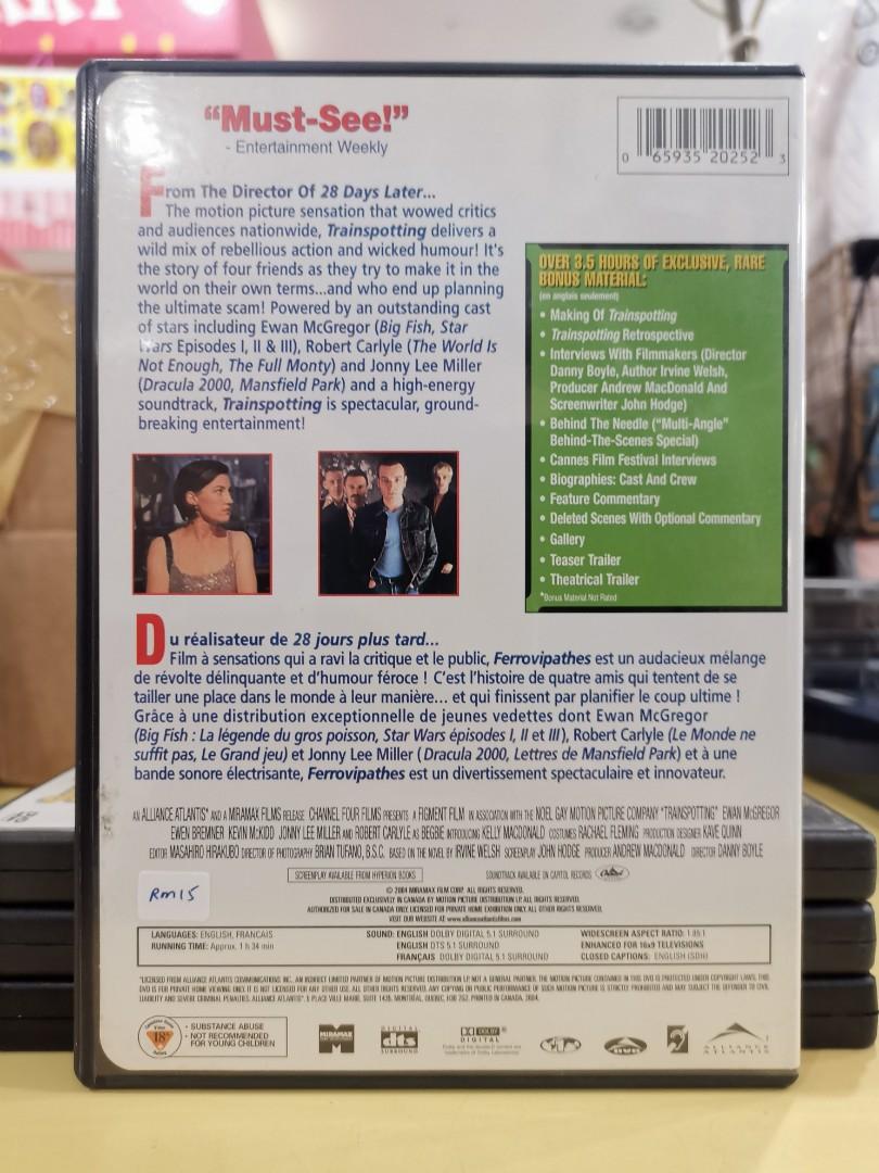 (2DVD) TRAINSPOTTING, Hobbies & Toys, Music & Media, CDs & DVDs on Carousell