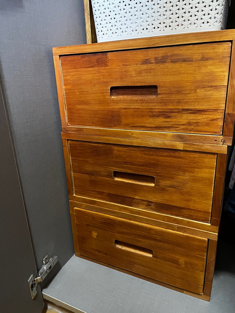 3 Separated drawer stackable, Furniture & Home Living, Furniture ...