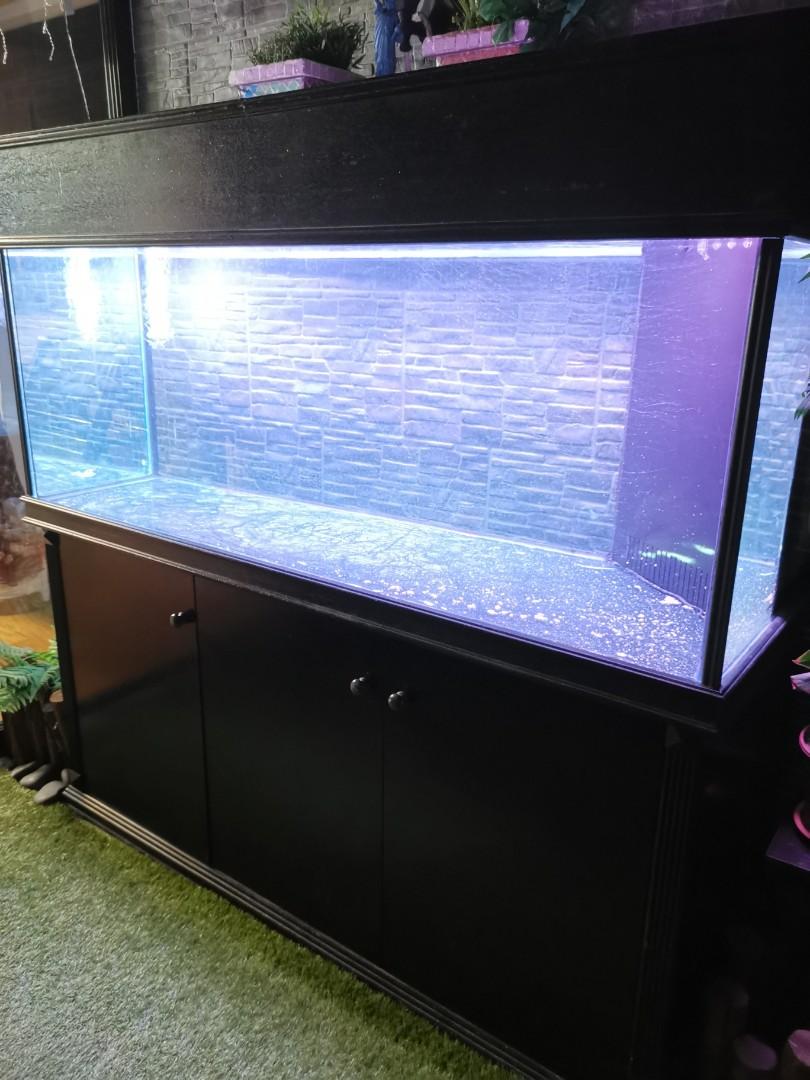 5ft x 2ft x 2ft Fish Tank with 3ft Sump Tank and with Hood (cover), Pet ...