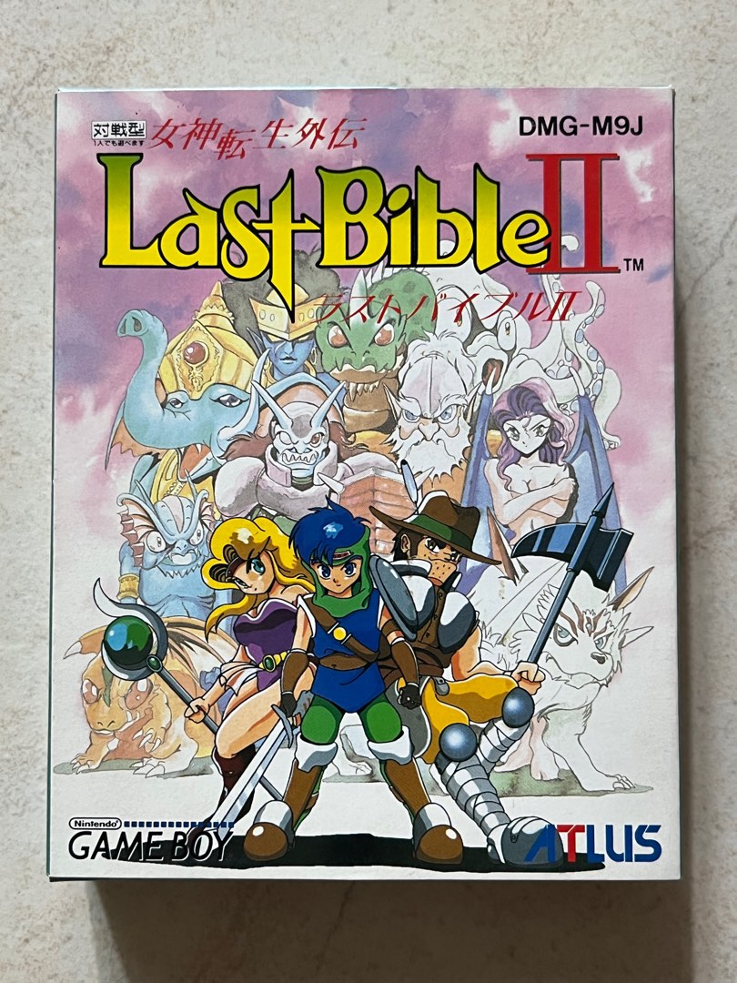 日版 GB ATLUS 女神轉生外傳 MEGAMI TENSEI GAIDEN LAST BIBLE II 最後聖典 2, 電子遊戲 ...