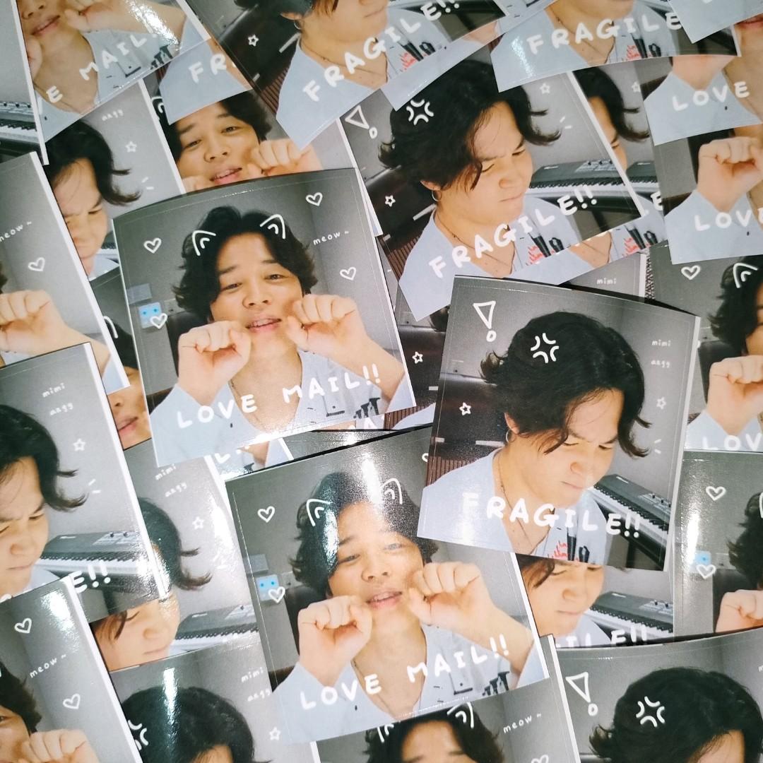 [ INSTOCK ] BTS JIMIN LOVE MAIL FRAGILE MAILING STICKERS, Hobbies ...