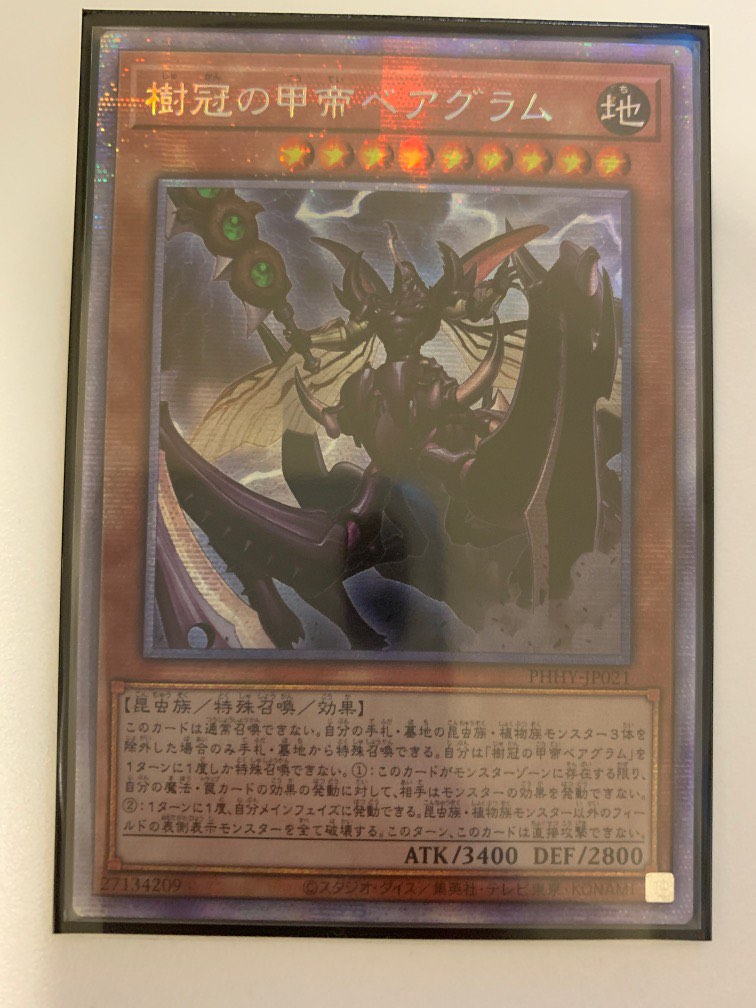 遊戲王 phhy-jp021 樹冠的甲帝 白鑽, 興趣及遊戲, 玩具 & 遊戲類 - Carousell